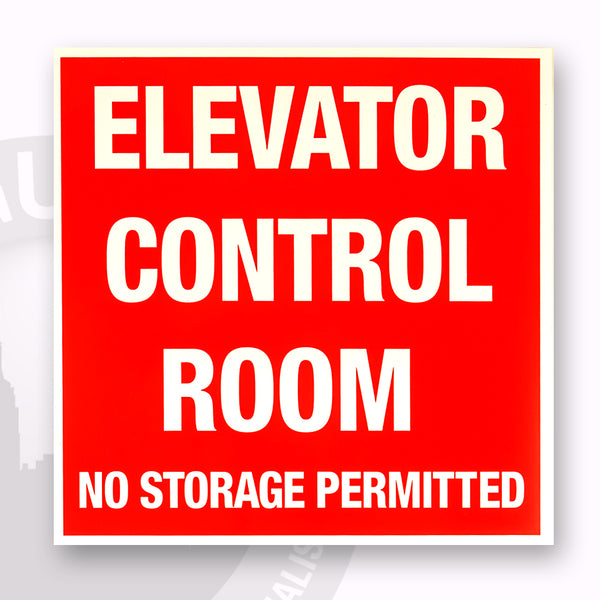 Elevator Control Room Sign | FDNY Sign | Custom Safety Sign |FDC Sign ...